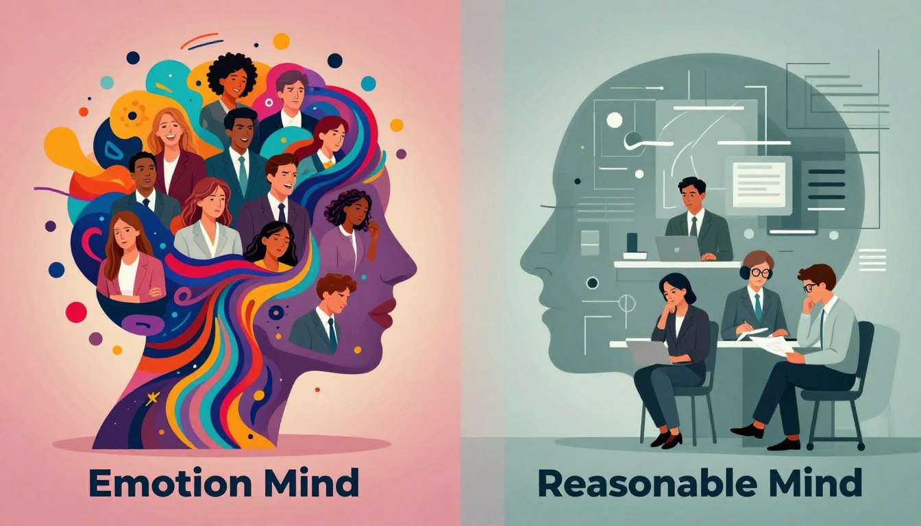 Emotion Mind vs. Reasonable Mind: Key Differences Explained